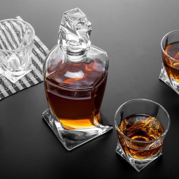 TD® Ensemble de 4 verres pour boisson alcoolisée Whisky Cognac Scotch ...