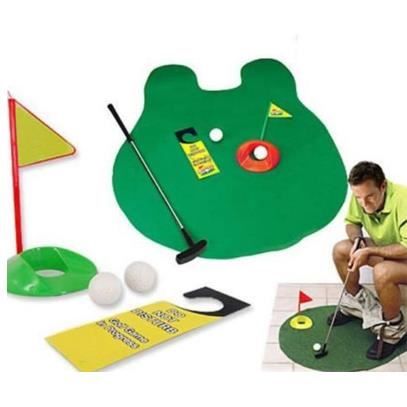 TD® Jeu de Mini-Golf pour toilettes fun original-Jouet de toilette de ...
