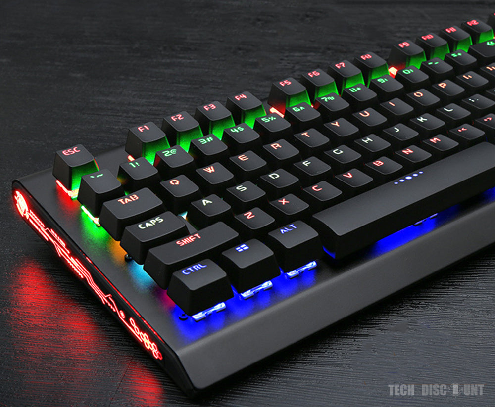 TD® clavier gamers mecanique rgb pas cher ps4 qwerty gaming avec fil l ...